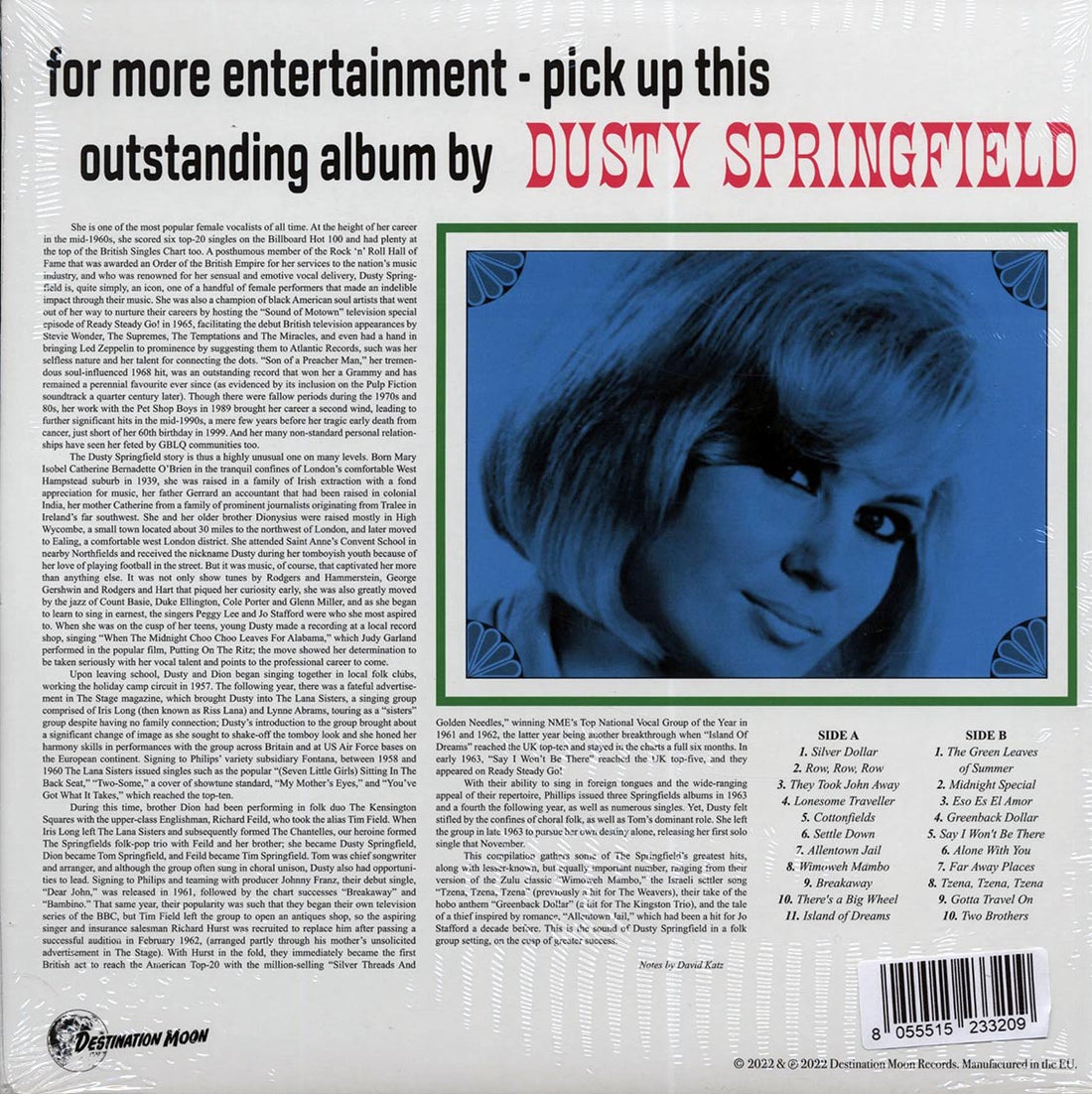 Dusty Springfield – Faraway Places (White Vinyl LP) – Heathen Records